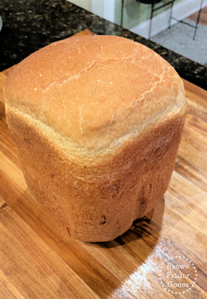 Bread Machine Sourdough Sandwich Loaf Brown Family Recipes